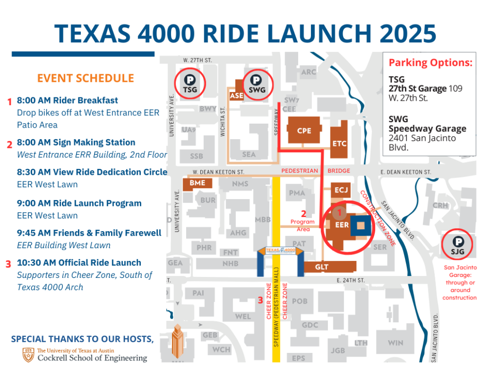 Ride Launch - Texas 4000